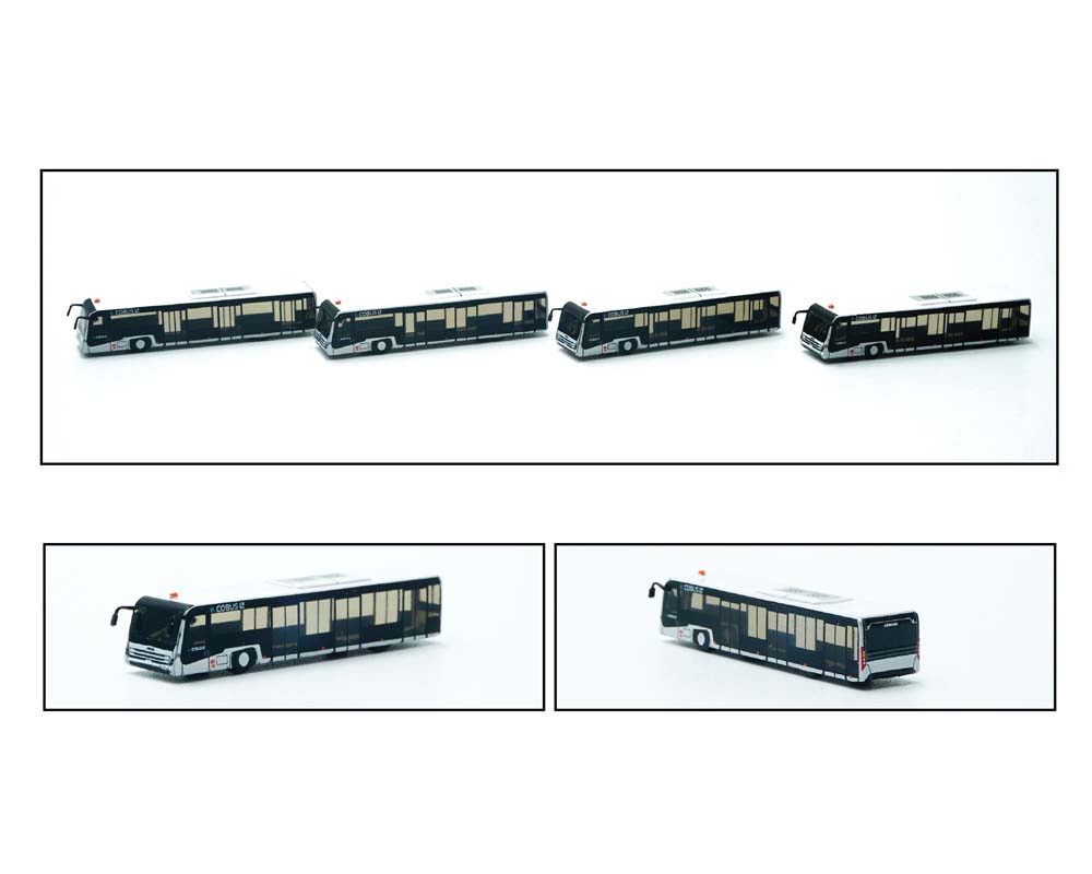 Airport Passenger Bus HKIA Cobus 3000 AA4002 1:400 Scale