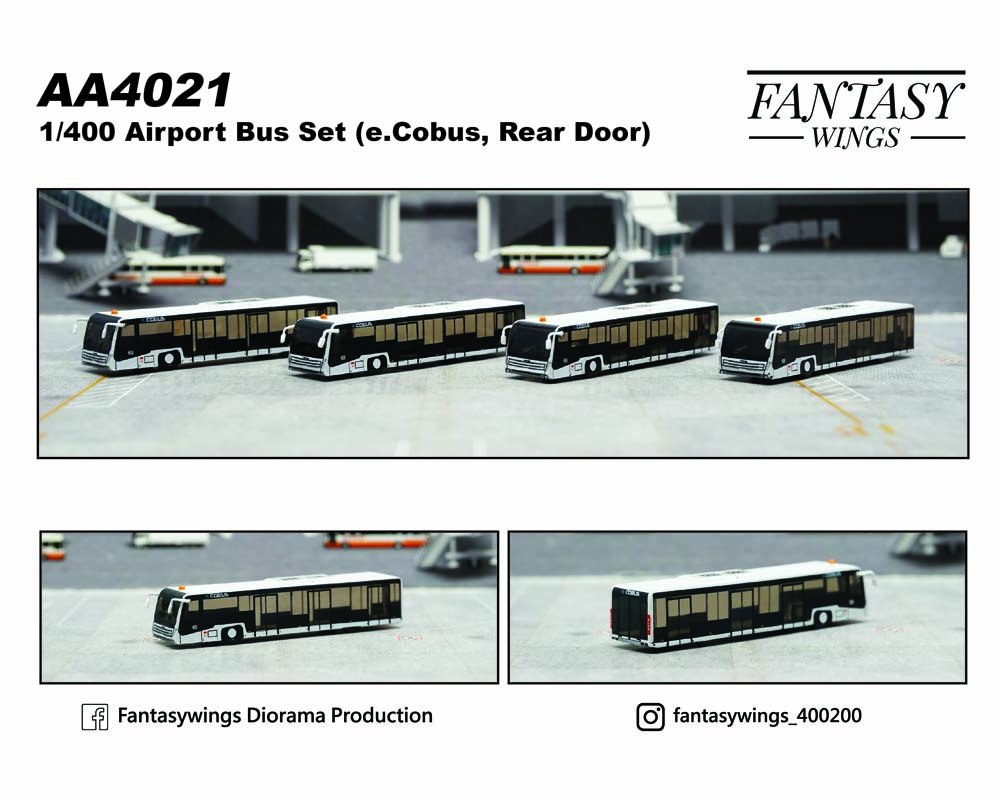www.JetCollector.com: Airport Bus E. Cobus, Tail Door version 1:400 ...