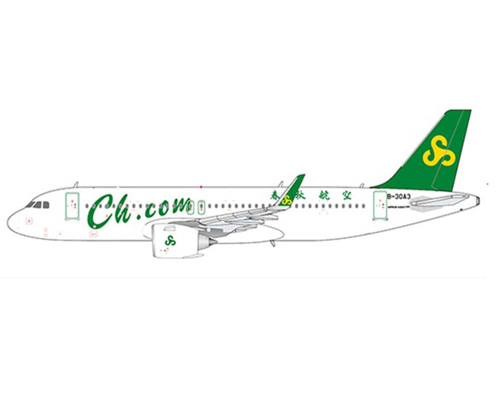 www.JetCollector.com: Spring Airlines A320neo B-30A3 1:400 Scale JC ...