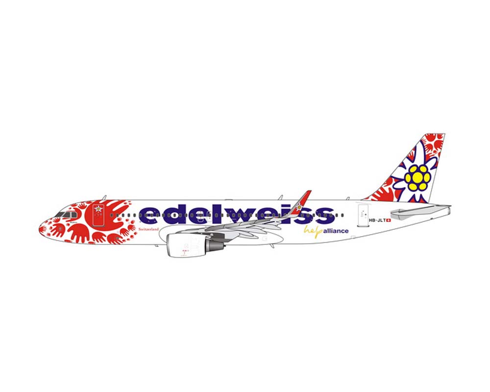 www.JetCollector.com: Edelweiss "Help Alliance" A320 HB-JLT 1:400 Scale ...