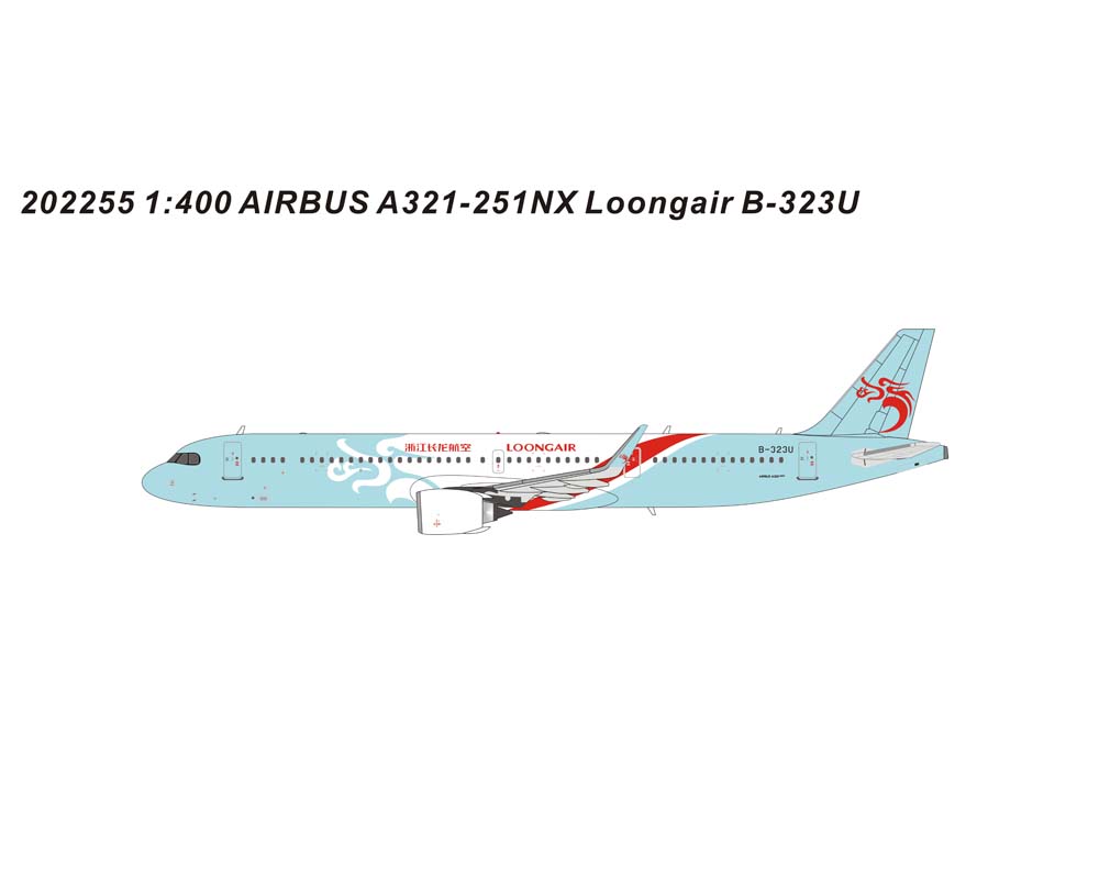 www.JetCollector.com: Loong Airlines A321 B-323U 1:400 Scale Panda ...