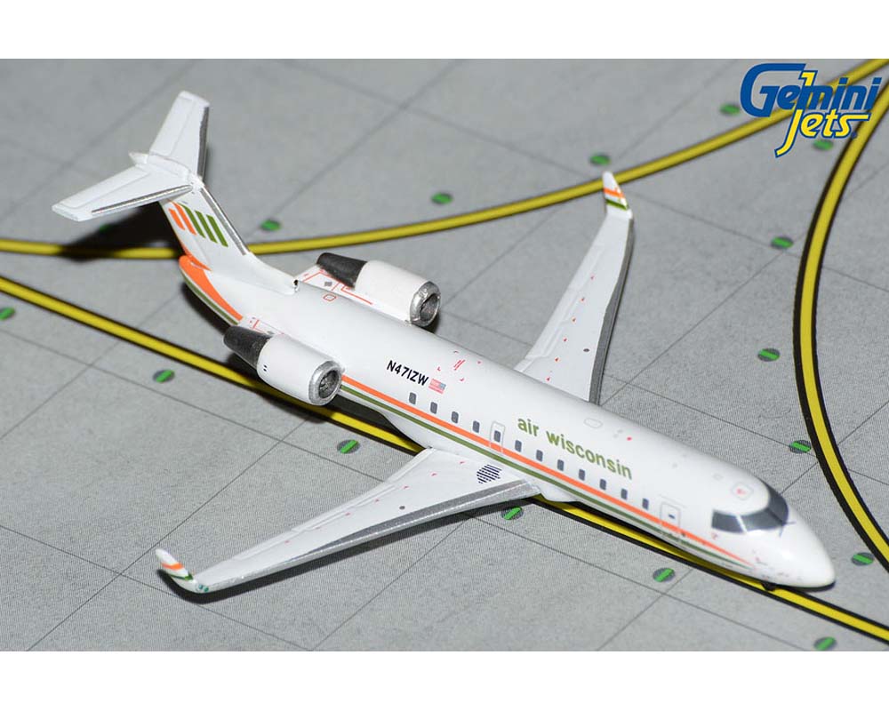 www.JetCollector.com: Air Wisconsin CRJ200LR retro livery N471ZW 1:400 ...