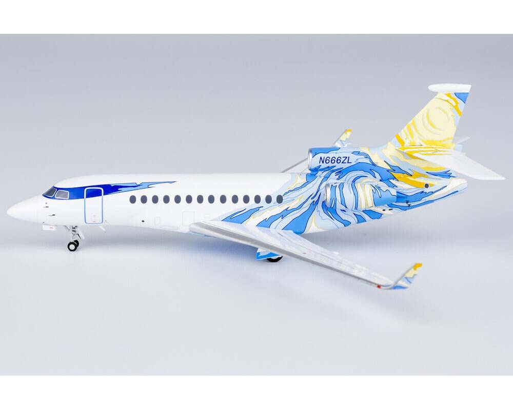 www.JetCollector.com: Private Falcon 7X special livery N666ZL 1:200 ...