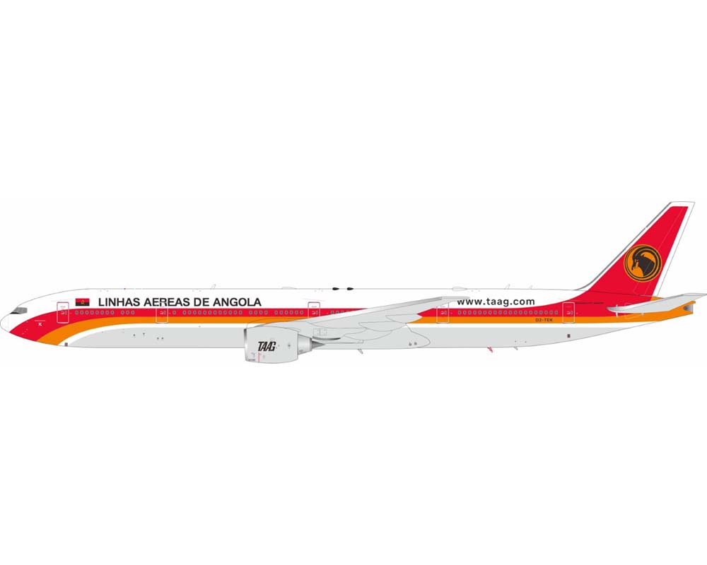 www.JetCollector.com: Taag Angola B777-300ER w/stand D2-TEK 1:200 Scale ...