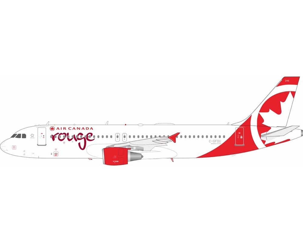 www.JetCollector.com: Air Canada Rouge A320 w/stand C-GFDU 1:200 Scale ...