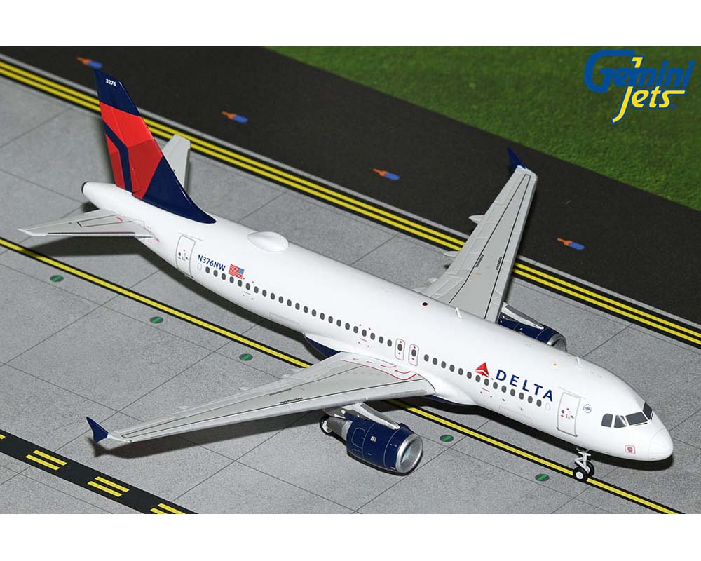 www.JetCollector.com: Delta A320 N376NW 1:200 Scale Geminijets G2DAL963
