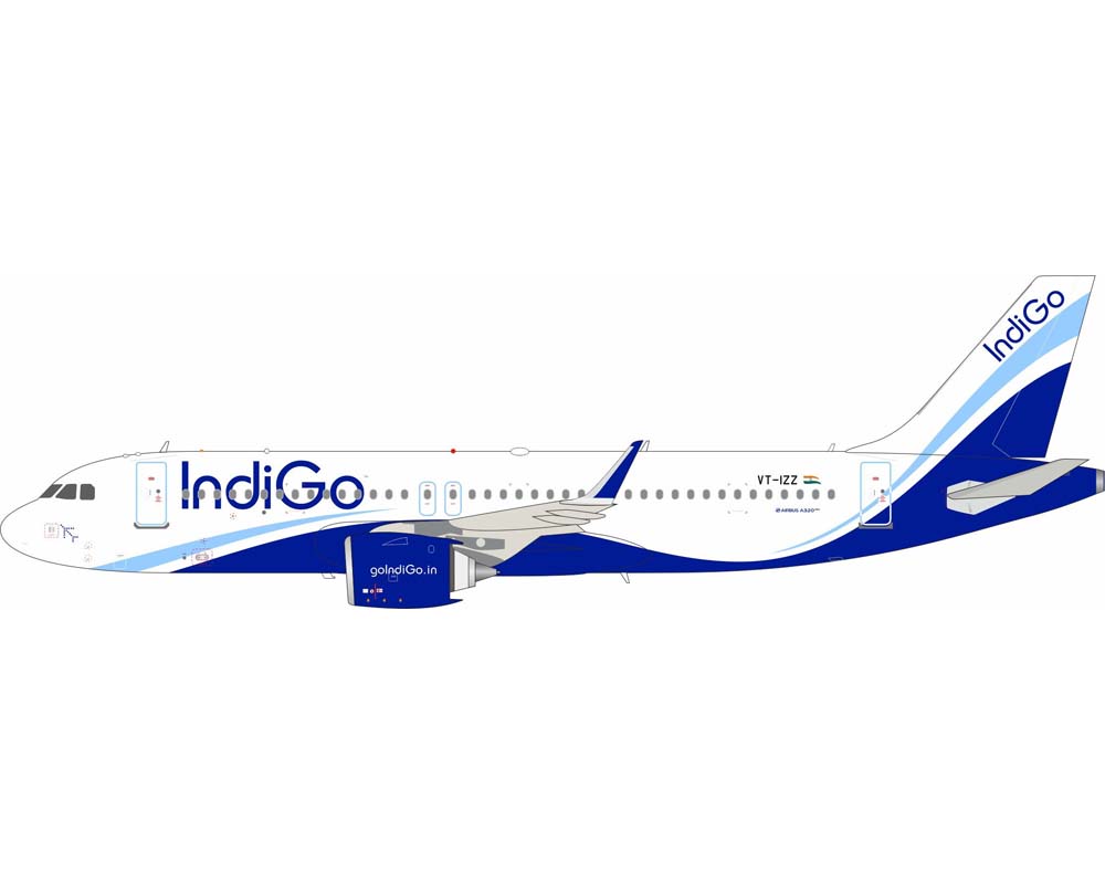 www.JetCollector.com: Indigo Airlines A320 w/stand VT-IZZ 1:200 Scale ...