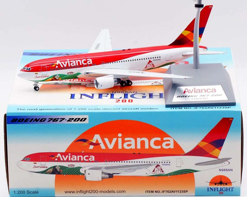 www.JetCollector.com: Avianca B767-200 w/stand N988AN 1:200 Scale ...
