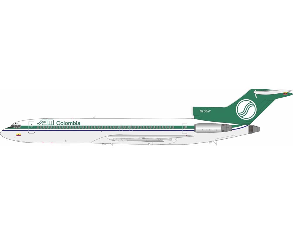 www.JetCollector.com: SAM Colombia (Avianca) B727-2A1 w/stand N200AV 1: ...