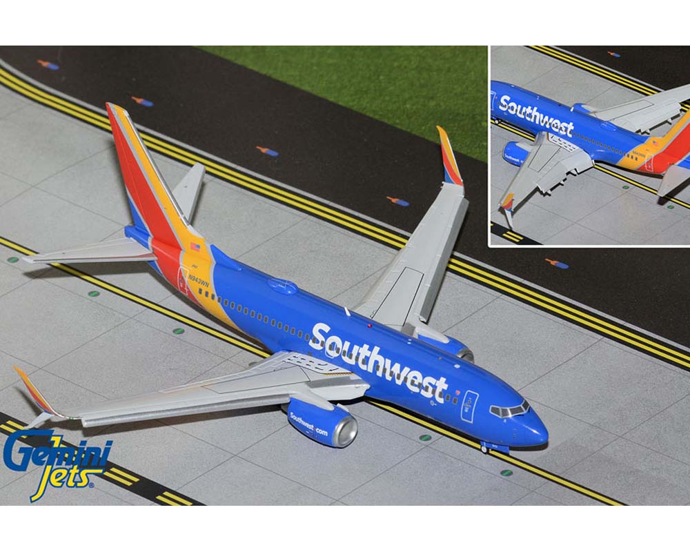 www.JetCollector.com: Southwest B737-700W flaps N943WN 1:200 Scale ...