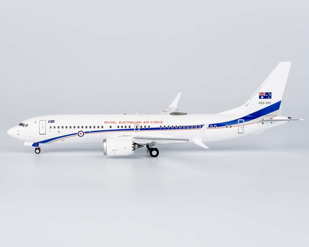 www.JetCollector.com: RAAF B737 MAX8 w/stand A62-002 1:200 Scale NG92008