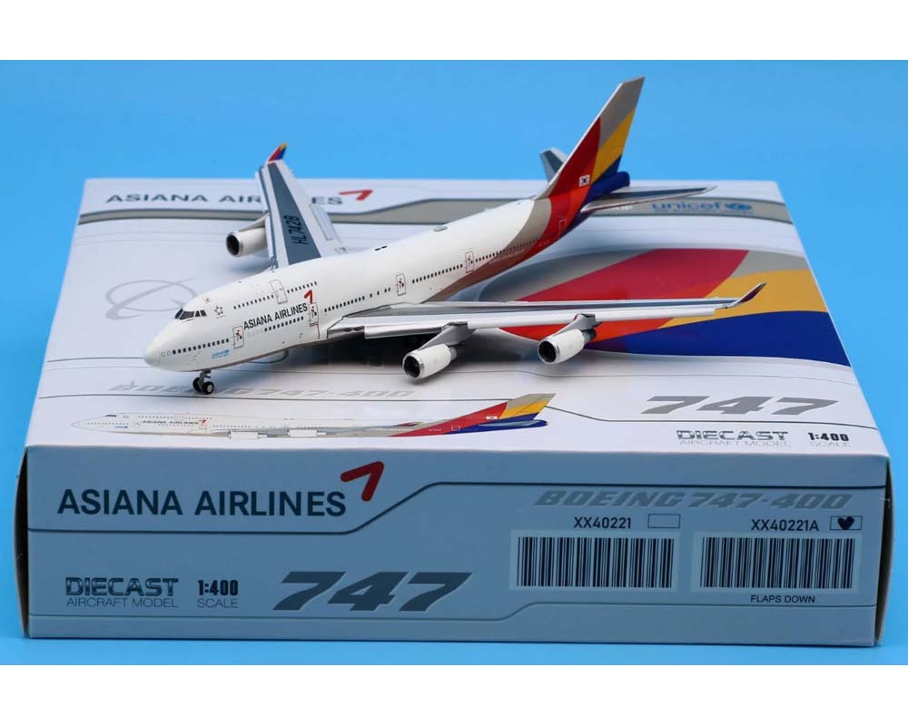 www.JetCollector.com: Asiana B747-400 "Last Flight", Flaps HL7428 1:400 ...