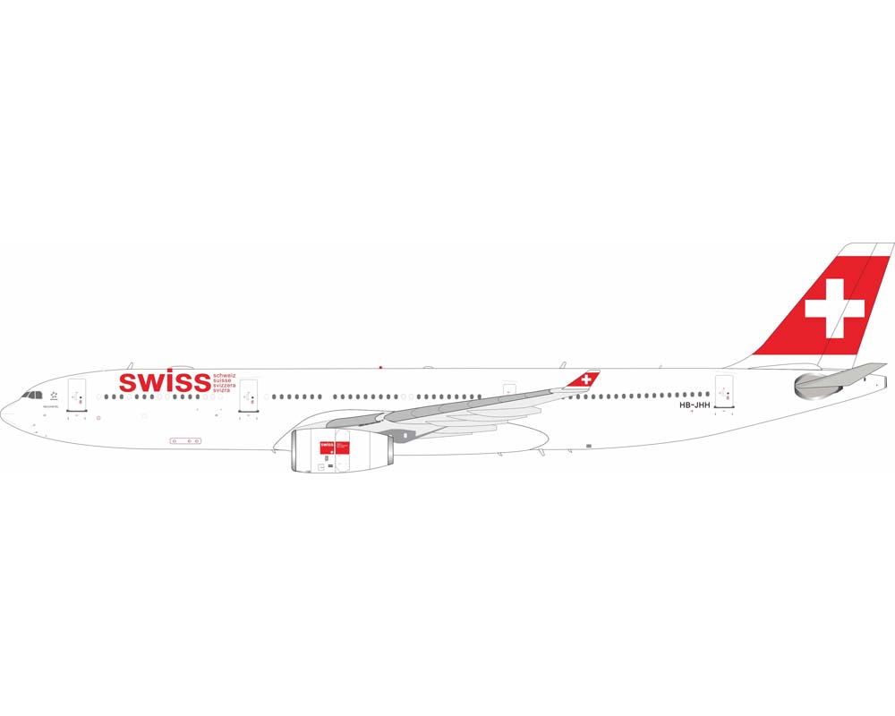 www.JetCollector.com: Swiss A330-300 w/stand HB-JHH 1:200 Scale B ...