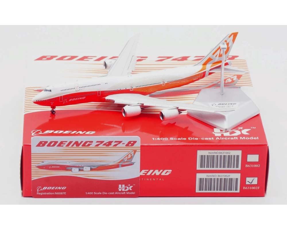 www.JetCollector.com: Boeing B747-8 House Colors Sunrise, Flaps Down 1: ...