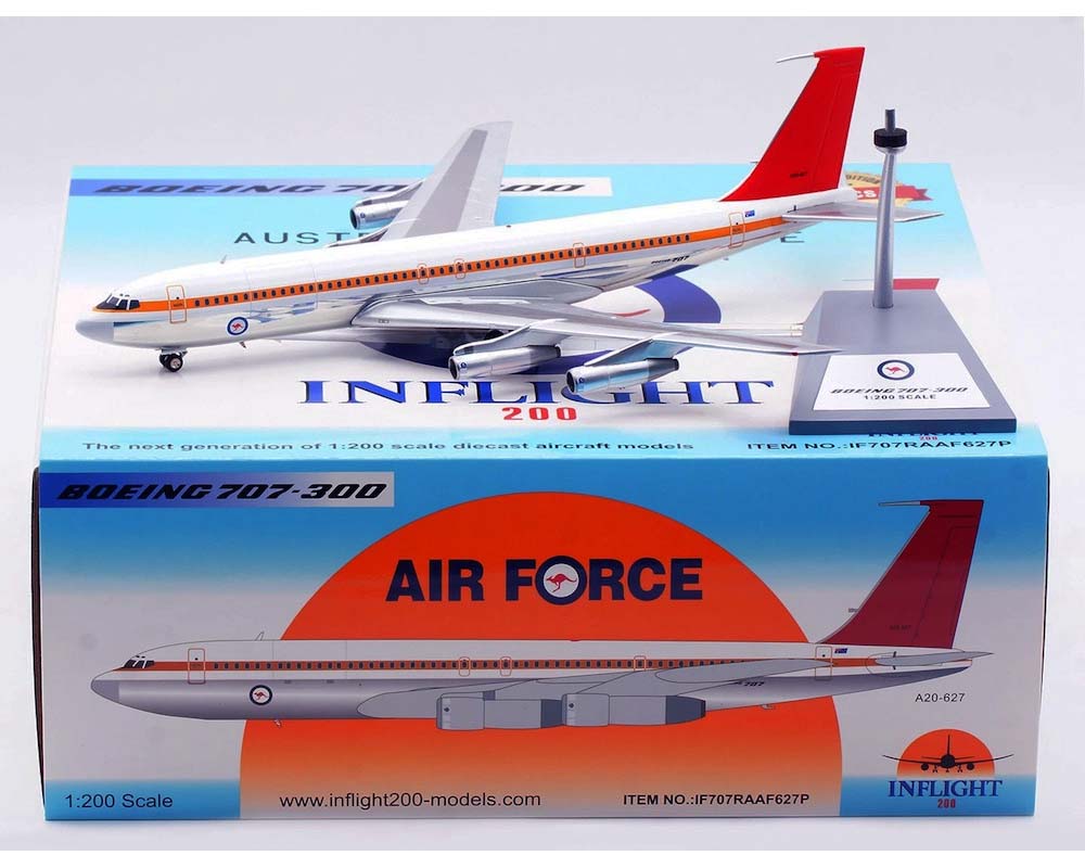 www.JetCollector.com: RAAF B707-300 w/stand A20-627 1:200 Scale ...