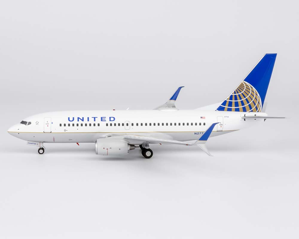 www.JetCollector.com: United Airlines B737-700 CO-UA merged livery ...