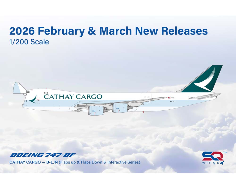 www.JetCollector.com: Cathay Pacific Cargo B747-8F Flaps Down B-LJN 1: ...