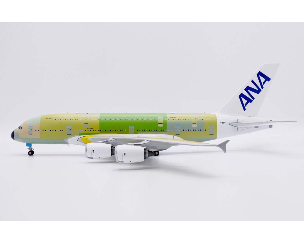 www.JetCollector.com: ANA - All Nippon A380 Bare Metal, w/stand F-WWSH ...