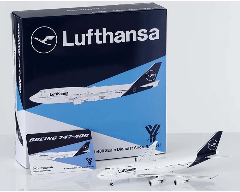 www.JetCollector.com: Lufthansa B747-400 Flaps Down D-ABVY 1:400 Scale ...