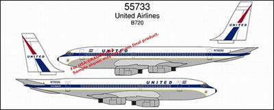 www.JetCollector.com: United Airlines B720-022