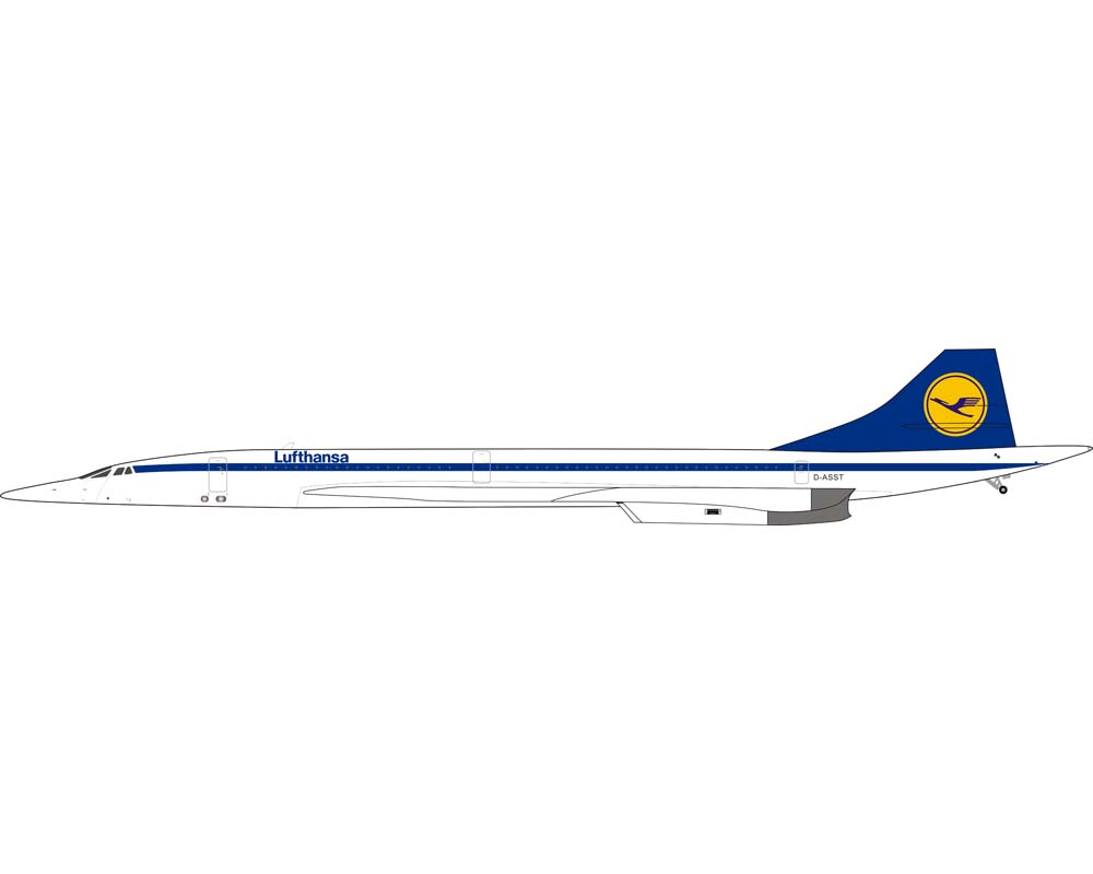 www.JetCollector.com: INFLIGHT LUFTHANSA Concorde W/STAND D-ASST 1:200 ...