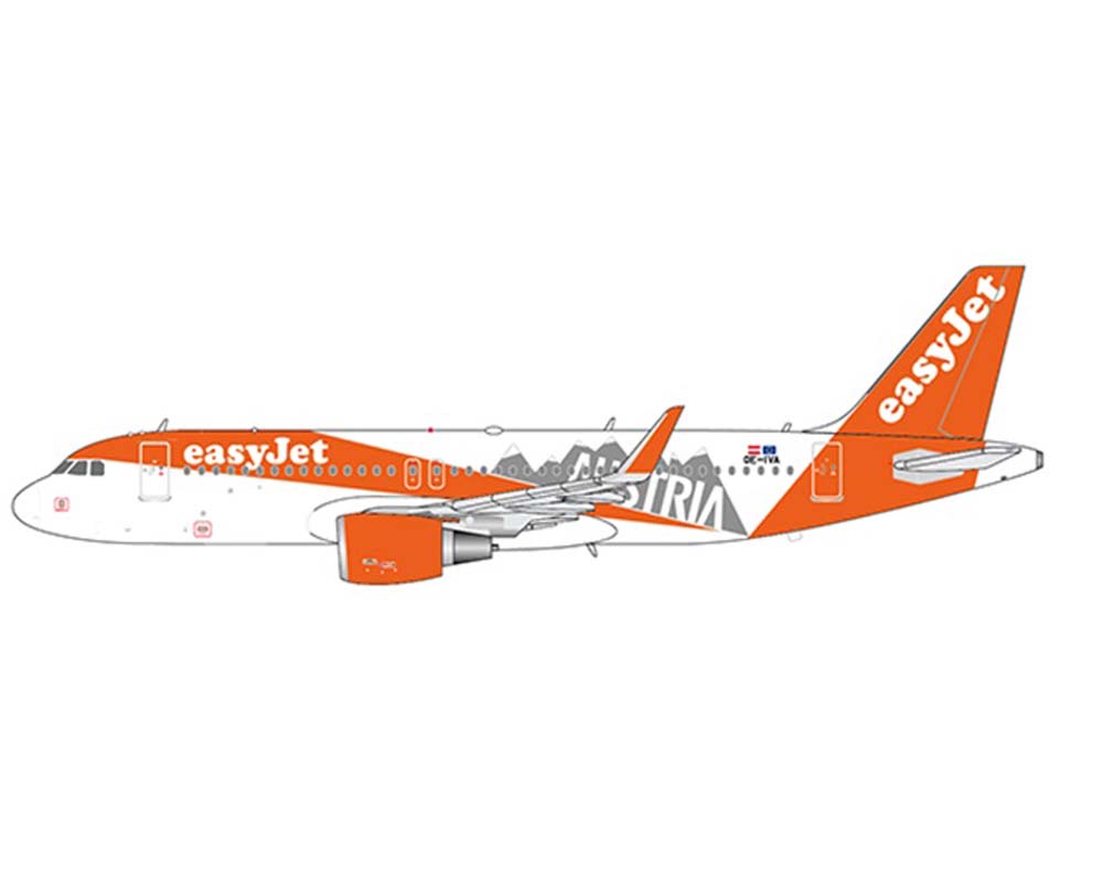 www.JetCollector.com: JC WINGS EASYJET A320 AUSTRIA OE-IVA 1:400 Scale ...