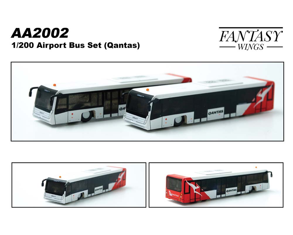 www.JetCollector.com: Fantasy Wings Airport Cobus Bus Set, Qantas, 2pcs ...
