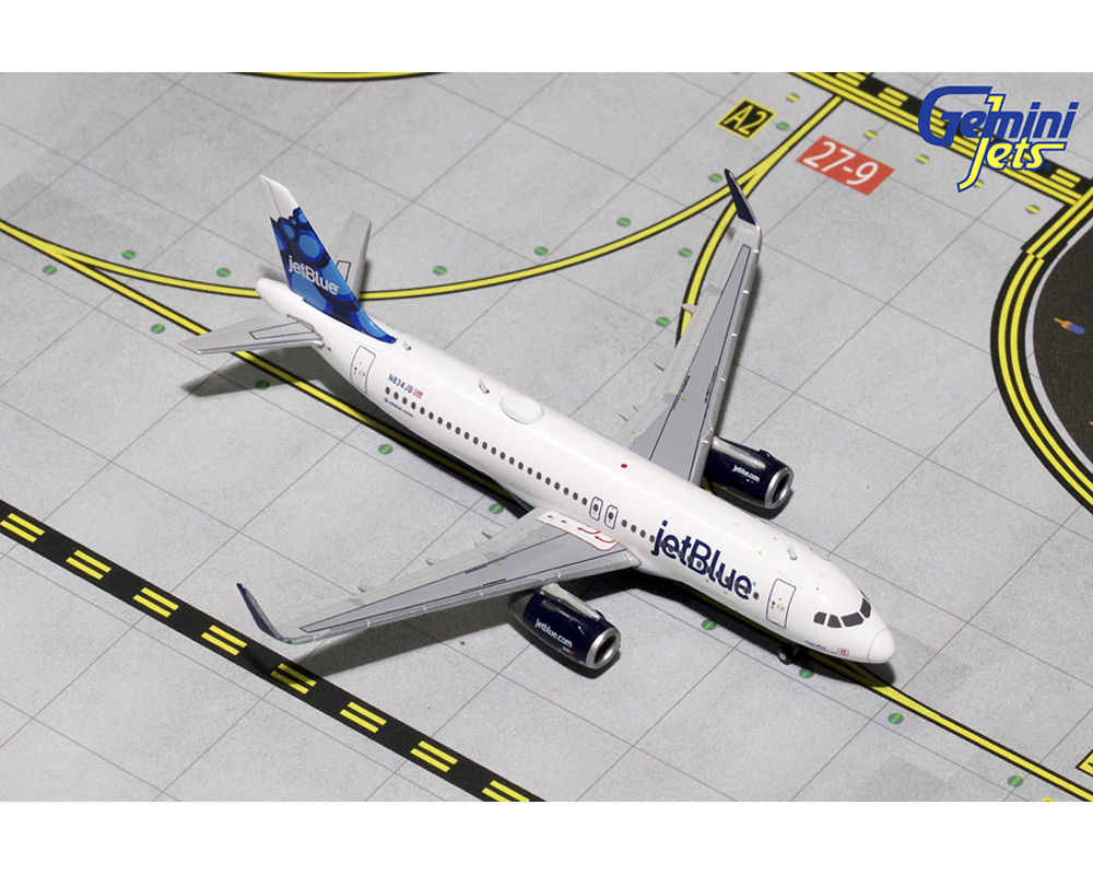 www.JetCollector.com: JetBlue A320(S) (Blueberry Livery, Sharklets) N834JB