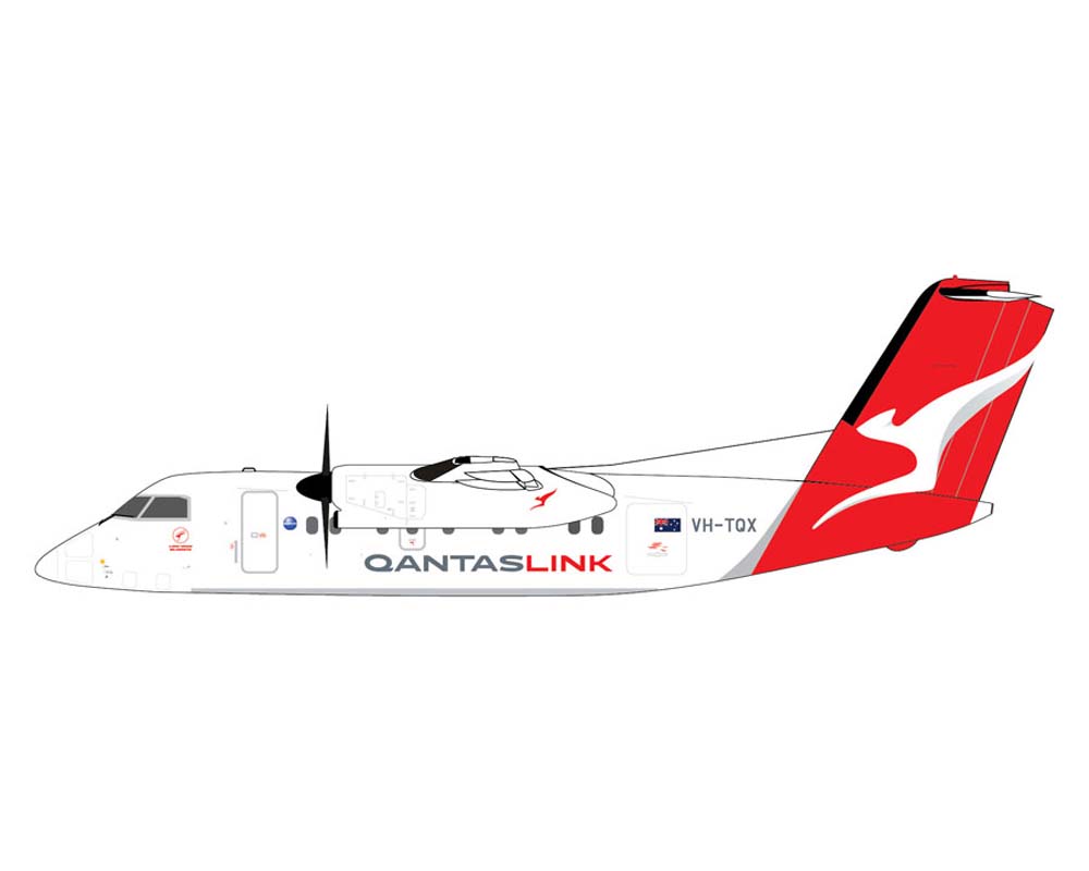 www.JetCollector.com: GEMINIJETS QANTAS DH8B VH-TQX 1:400 Scale GJQFA1856