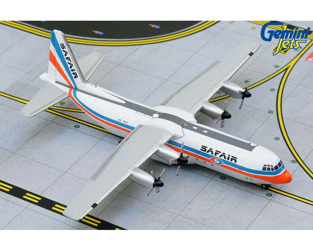 www.JetCollector.com: Safair L-130 ZS-RSF 1:400 GeminiJets GJSFR1248