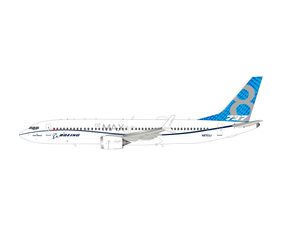 www.JetCollector.com: Boeing House Colors B737 Max 8 N8703J w/Stand 1: ...