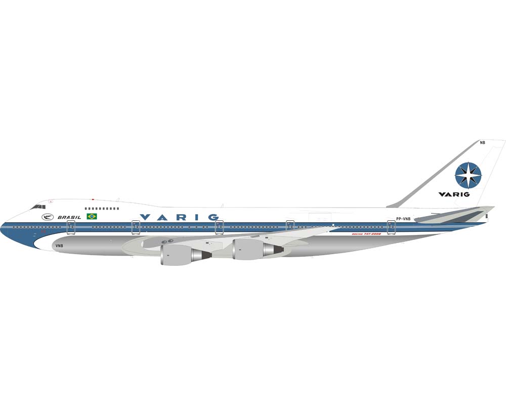 www.JetCollector.com: INFLIGHT VARIG B747-200 Polished W/STAND PP-VNB 1 ...