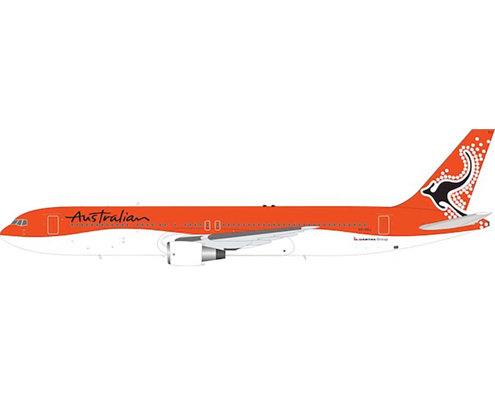 Www JetCollector Australian Airlines Boeing B767 300 W stand VH