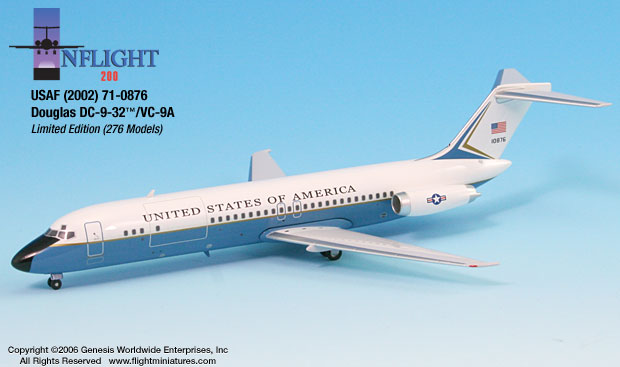www.JetCollector.com: USAF DC-9-32A/VC-9A