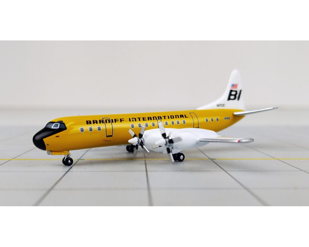 www.JetCollector.com: Braniff Yellow L188 Electra N9703C 1:400 ...
