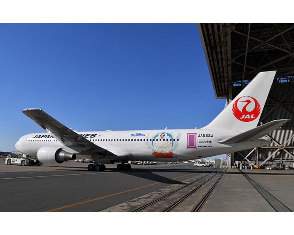 www.JetCollector.com: JAL B767-300ER Doraemon #2 JA622J 1:400 Scale