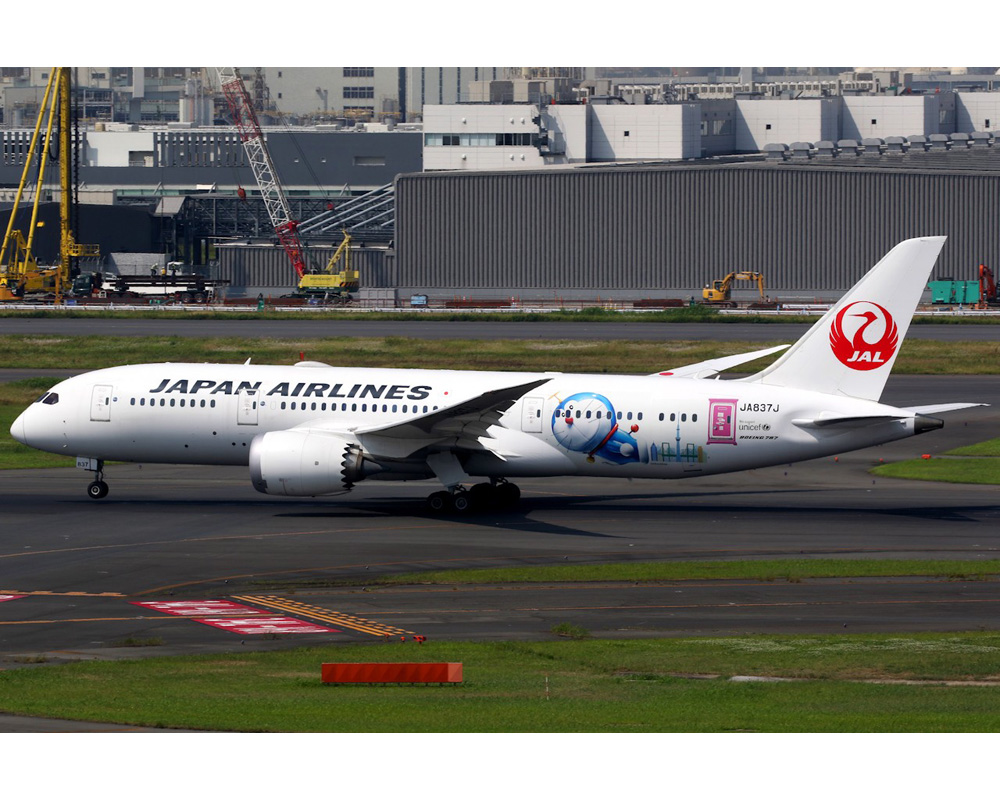 www.JetCollector.com: JAL B787-8 “DORAEMON” JA837J 1:400 Scale