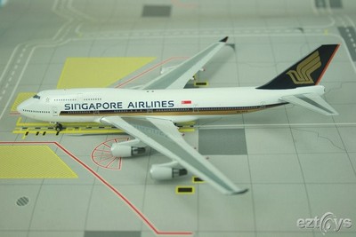 www.JetCollector.com: Singapore B747-400 9V-SPQ (Last B747 Flight)