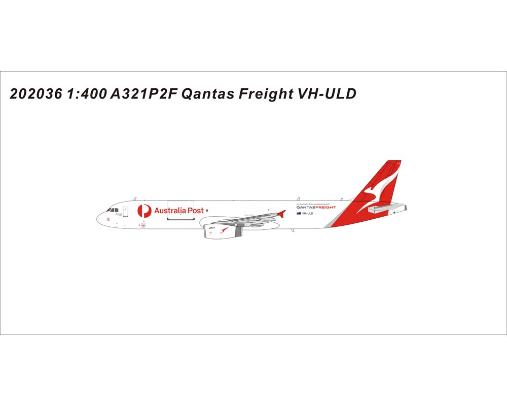 www.JetCollector.com: Qantas Cargo A321P2F World's first VH-ULD 1:400 ...