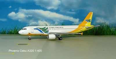 www.JetCollector.com: PHOENIX Cebu Pacific A320 RP-C3240 1:400 Scale 1: ...