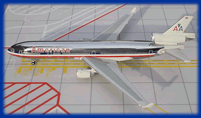 www.JetCollector.com: American Airlines MD-11 Chrome 1:500 Scale